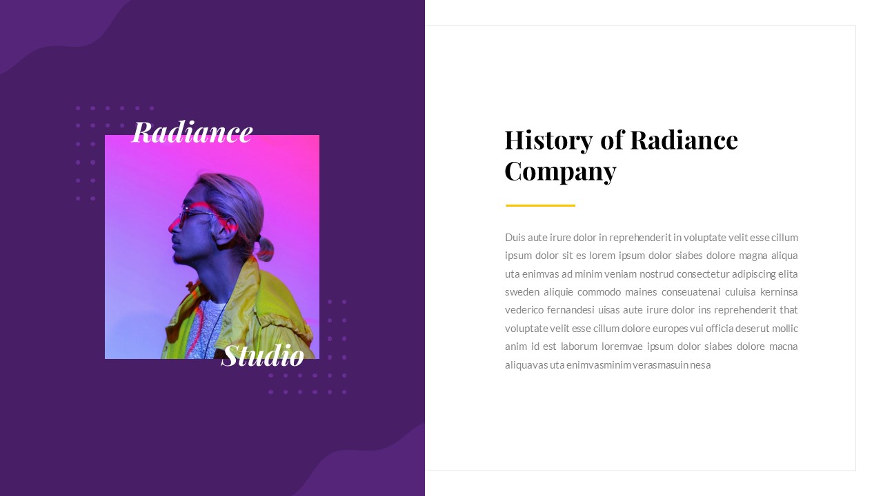 Radiance Creative Business Google Slides Template Presentation Templates