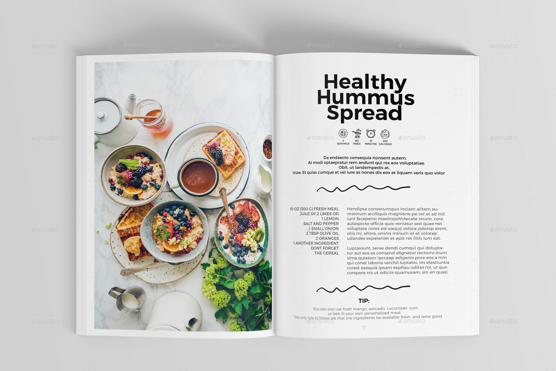 Cooking Book Magazine Template, Print Templates | GraphicRiver