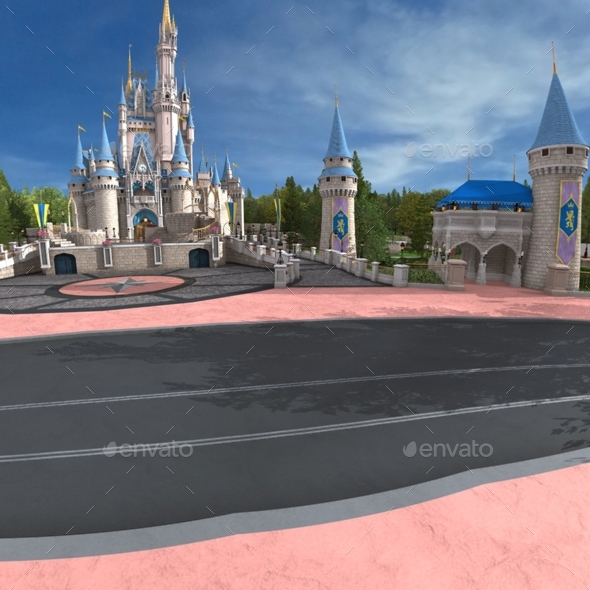 6 Theme Park Castle HDRI by Lucky_Fingers | 3DOcean