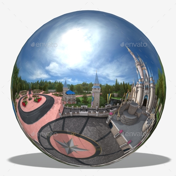 6 Theme Park Castle HDRI by Lucky_Fingers | 3DOcean
