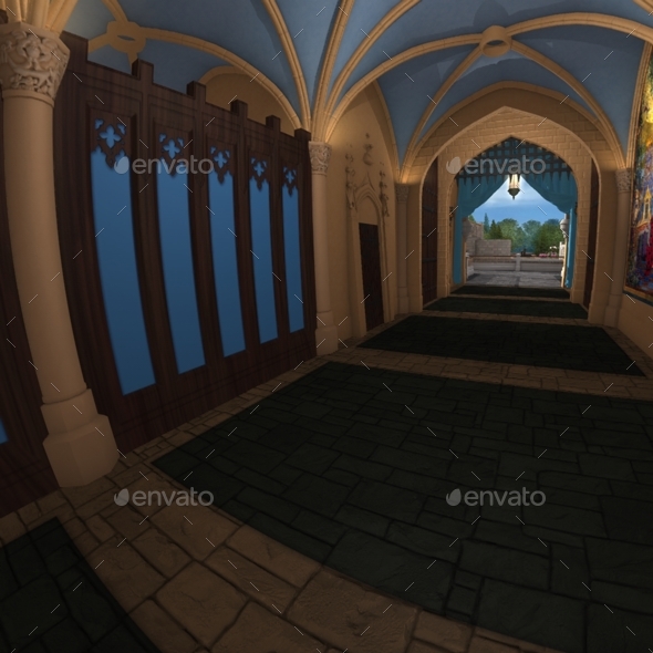 6 Theme Park Castle HDRI by Lucky_Fingers | 3DOcean