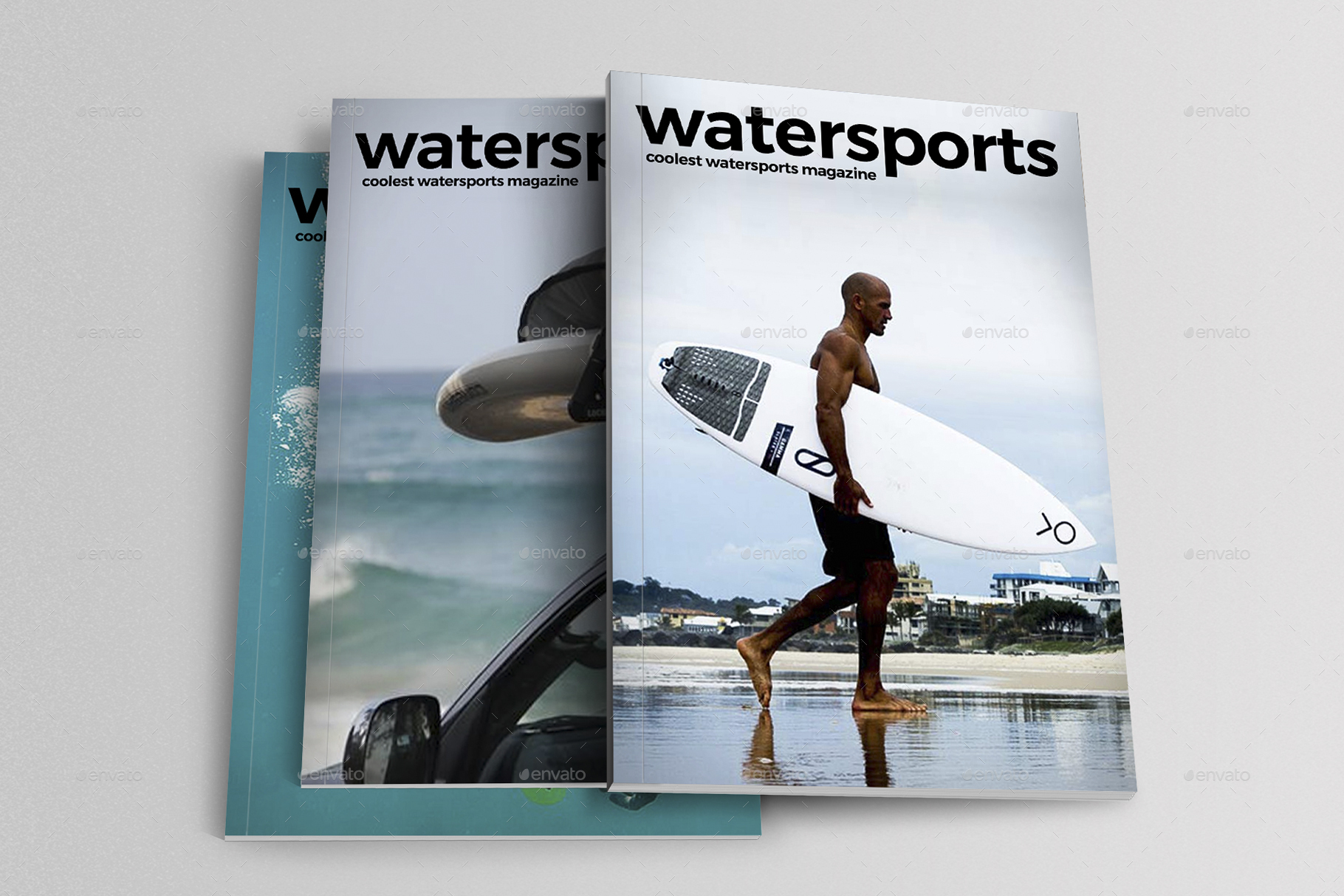 Watersports Magazine Template, Print Templates | GraphicRiver