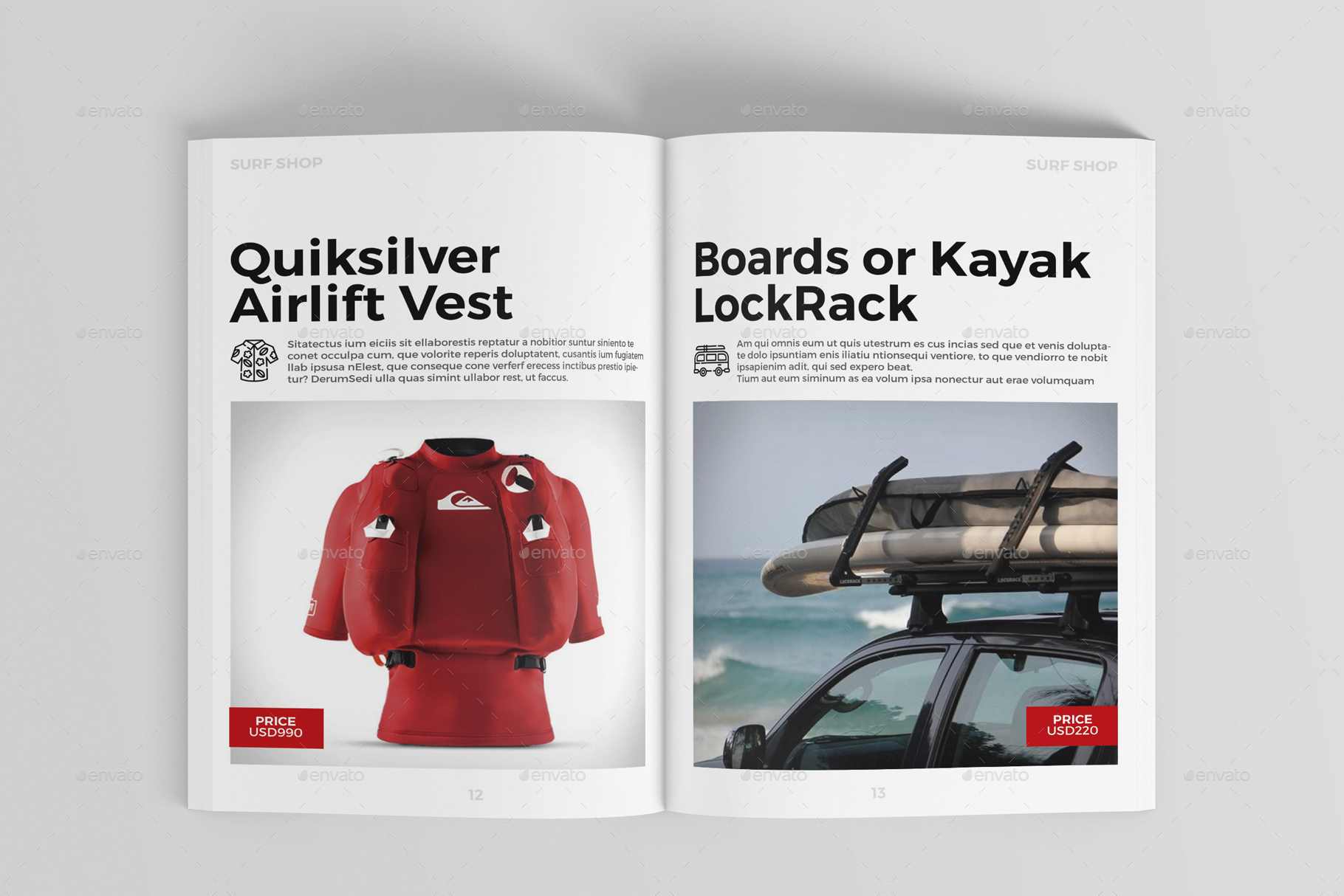 Watersports Magazine Template, Print Templates | GraphicRiver