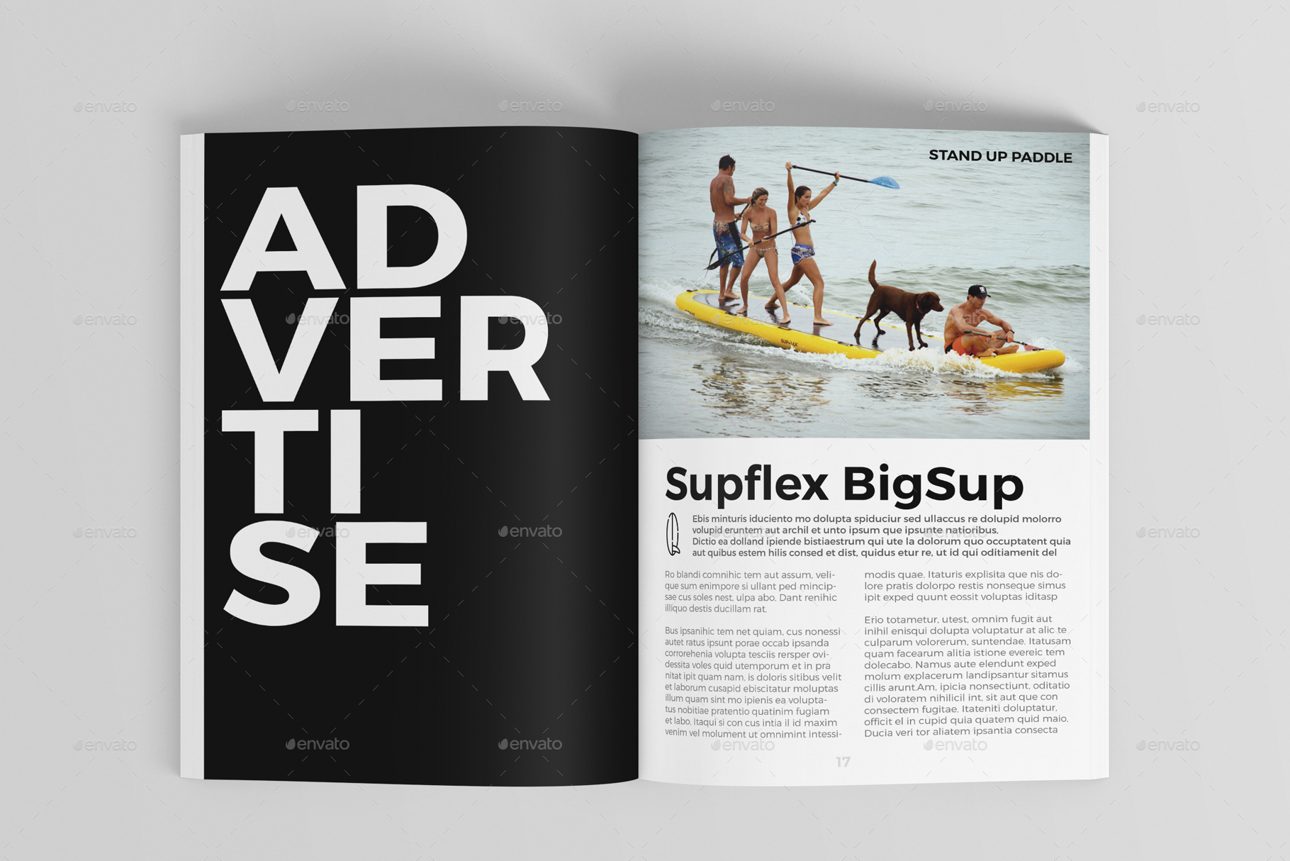 Watersports Magazine Template, Print Templates | GraphicRiver