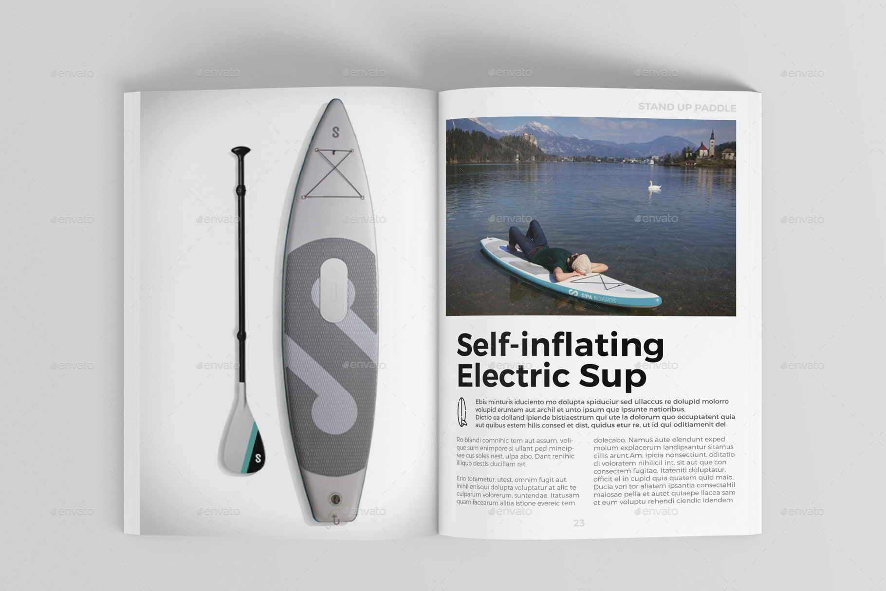 Watersports Magazine Template, Print Templates | GraphicRiver