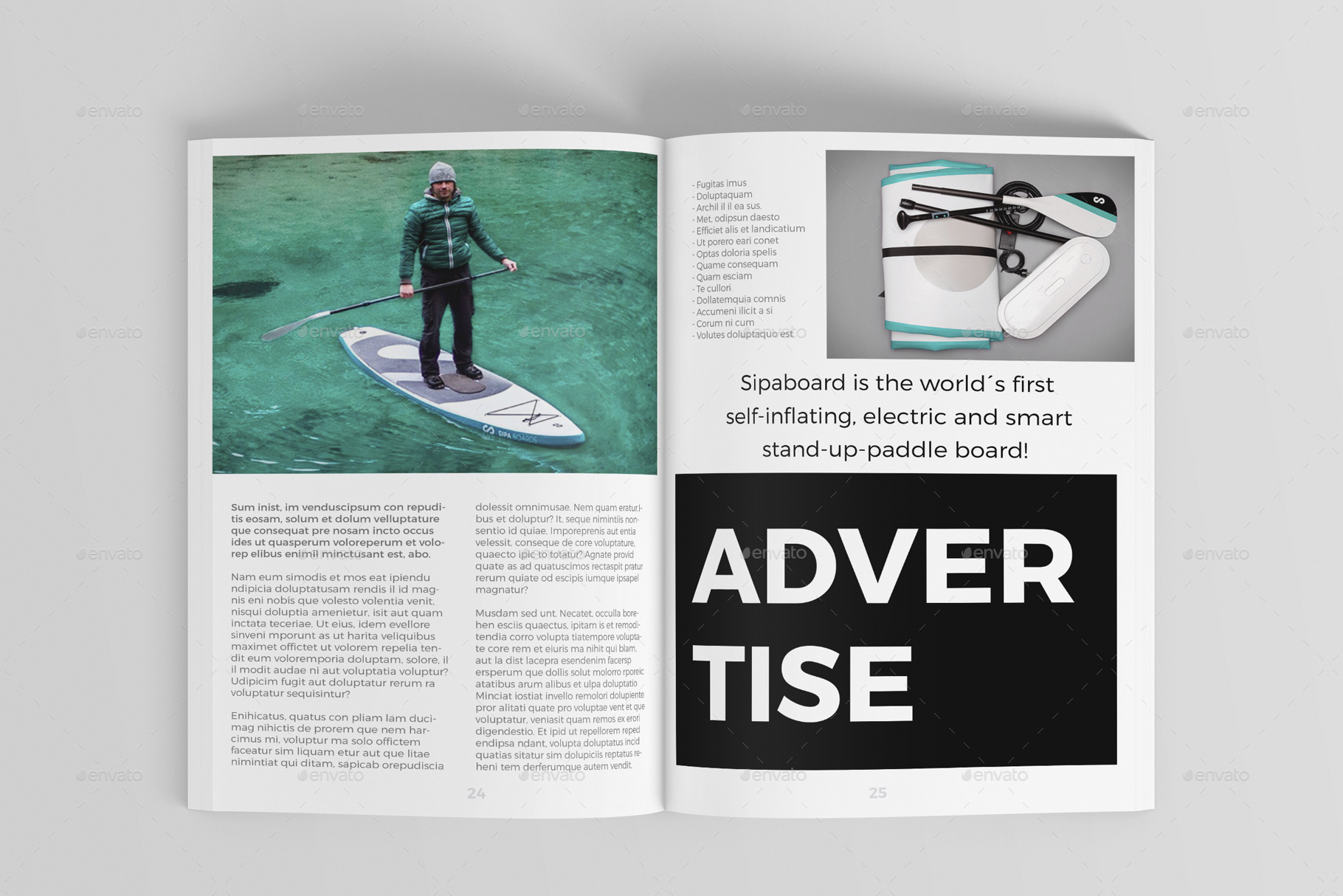 Watersports Magazine Template, Print Templates | GraphicRiver