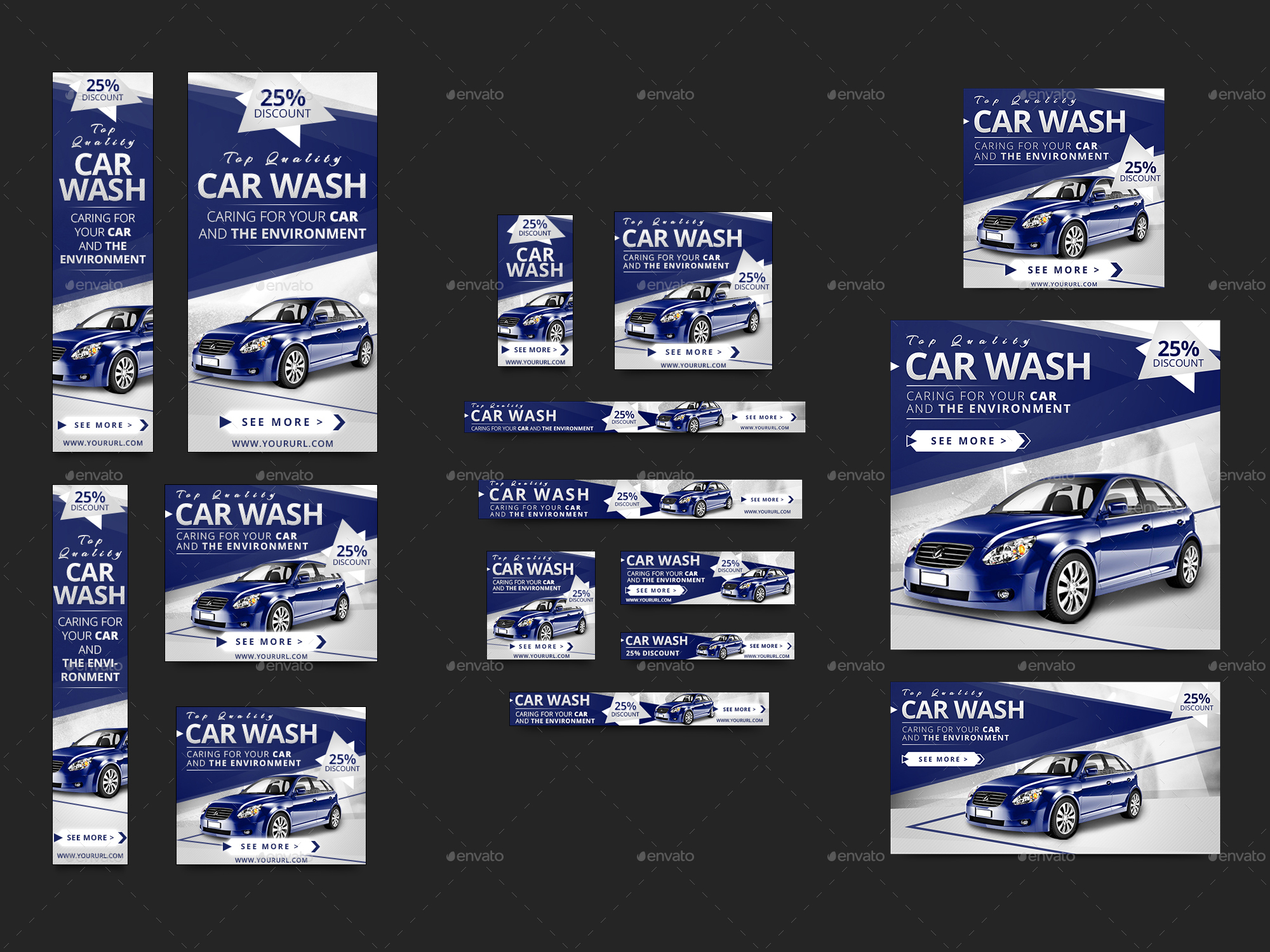 Car Wash Banners by BeatusGraphics | GraphicRiver