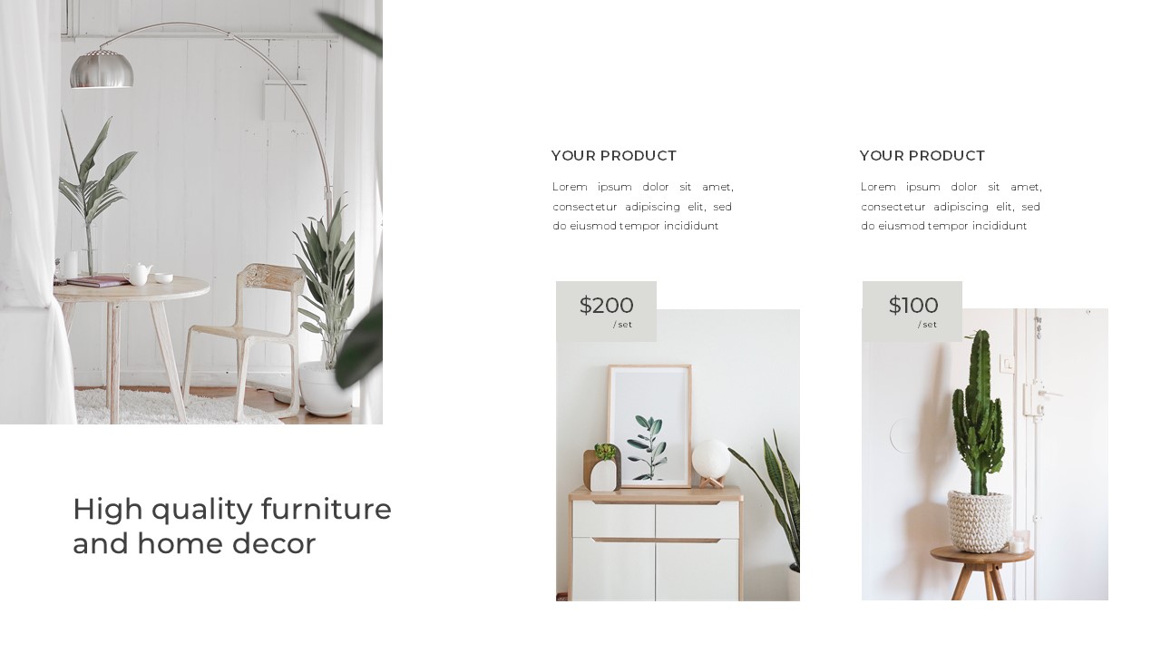 Charlotte Furniture and Home Decoration - Powerpoint, Presentation ...