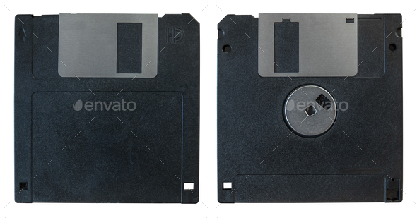 Front And Back Floppy Disk Stock Photo by mrdoomits | PhotoDune
