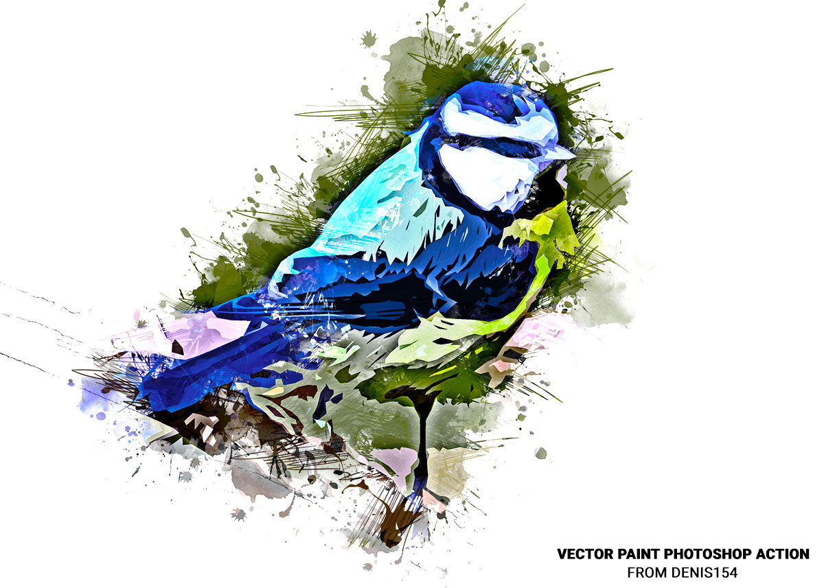 Vector Paint Photoshop Action, Add-ons | GraphicRiver