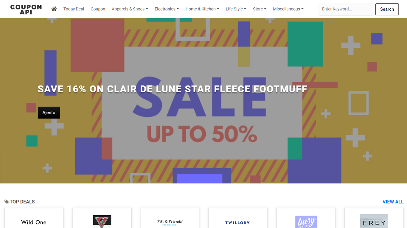 Coupon API - Listing Bootstrap 4 by Designcollection | CodeCanyon