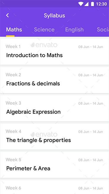 Online Class App Coaching App Online Exam eLearning App UI Kit | Online ...