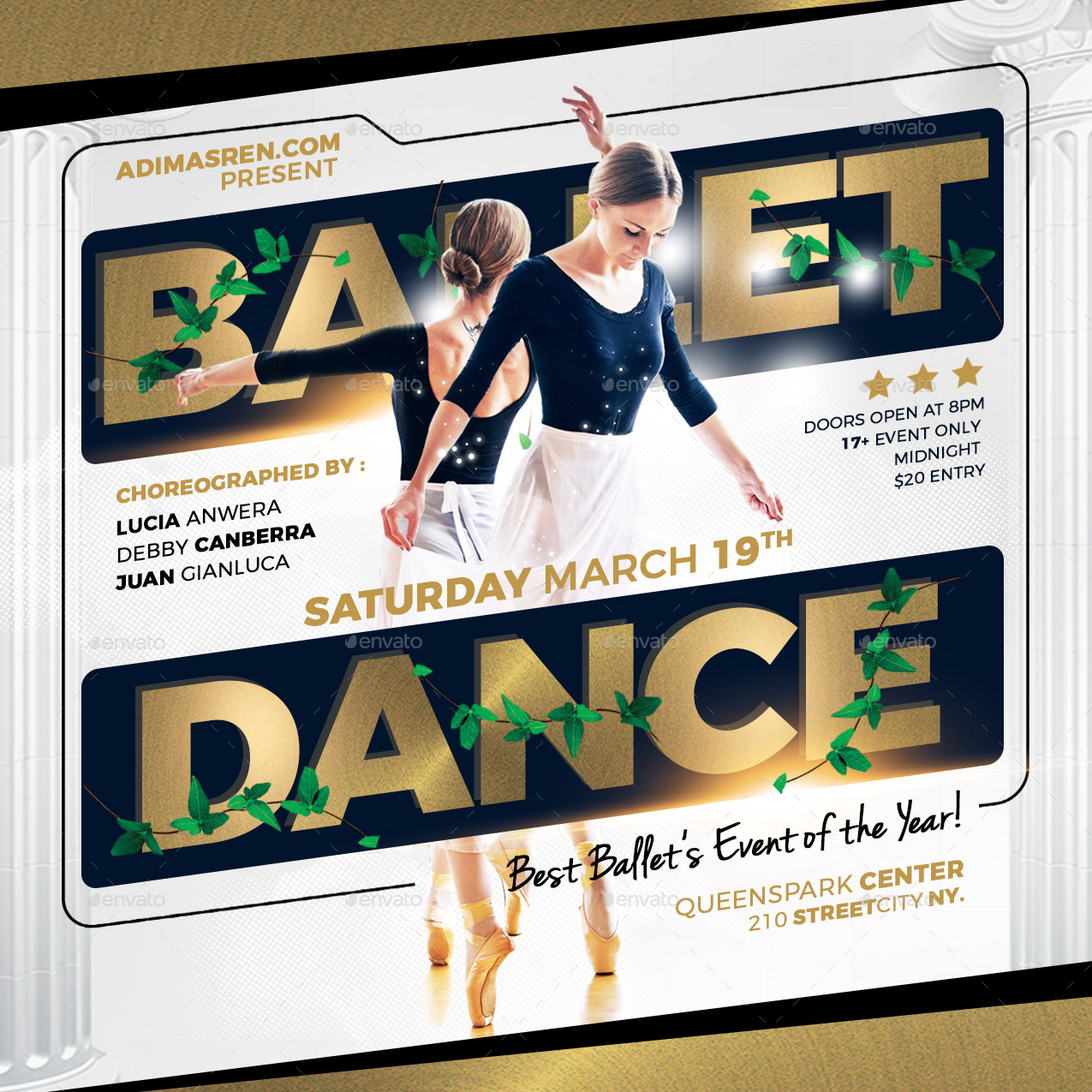 Dance Flyer, Print Templates | GraphicRiver