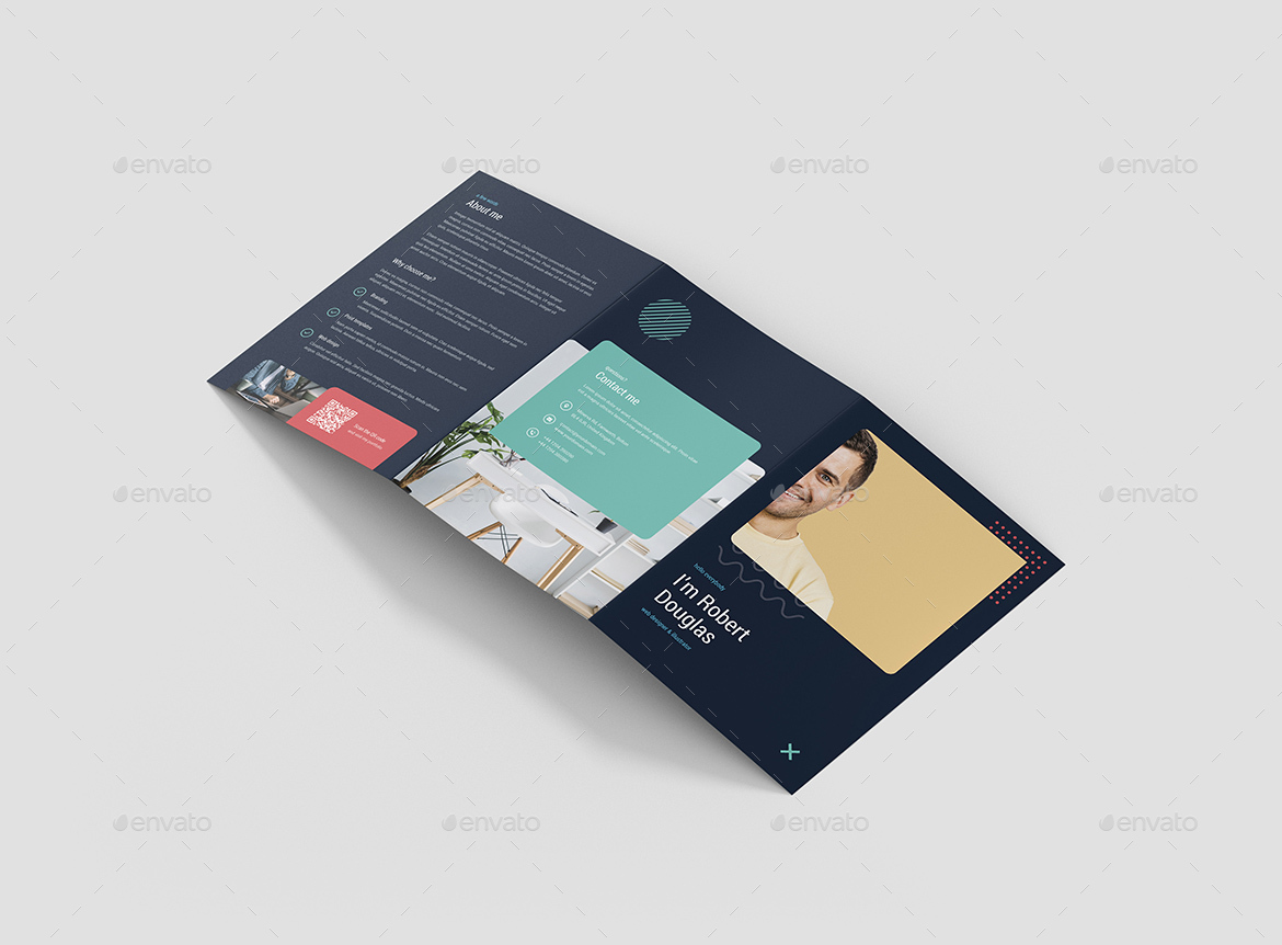 Brochure – Resume Tri-Fold A5, Print Templates | GraphicRiver