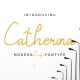 Catherina Script, Fonts | GraphicRiver