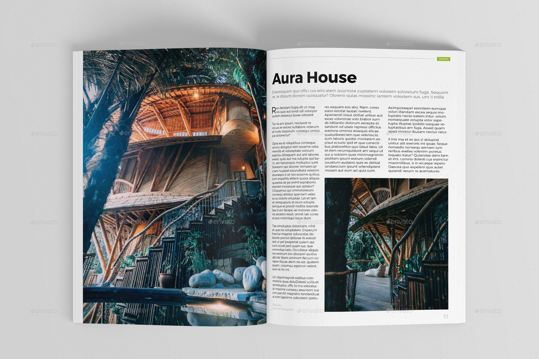 Travel Magazine Template, Print Templates | GraphicRiver