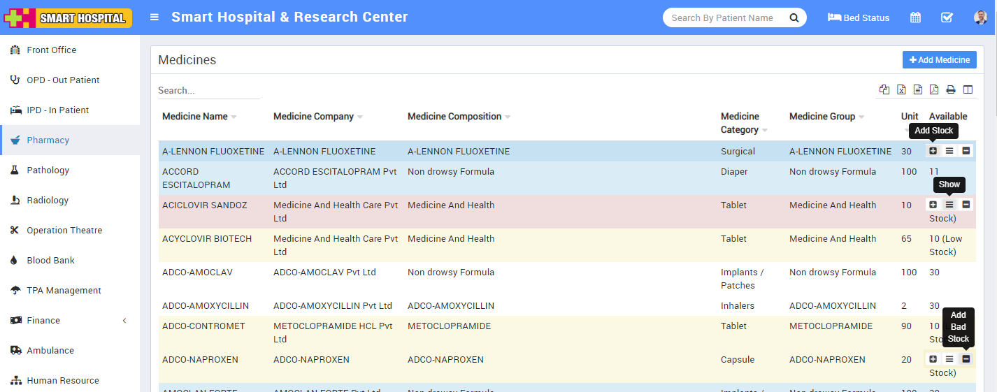 Smart Hospital : Hospital Management System by QDOCS | CodeCanyon