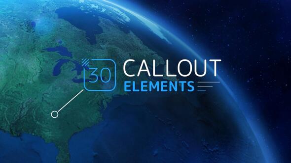 Callout Elements, After Effects Project Files | VideoHive