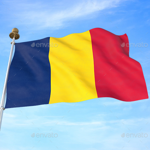 Flags on pole, Graphics | GraphicRiver