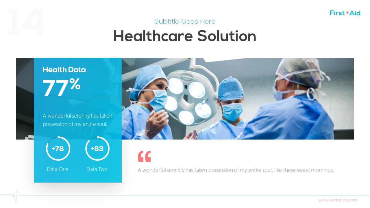 First Aid Medical PowerPoint Presentation Template, Presentation Templates