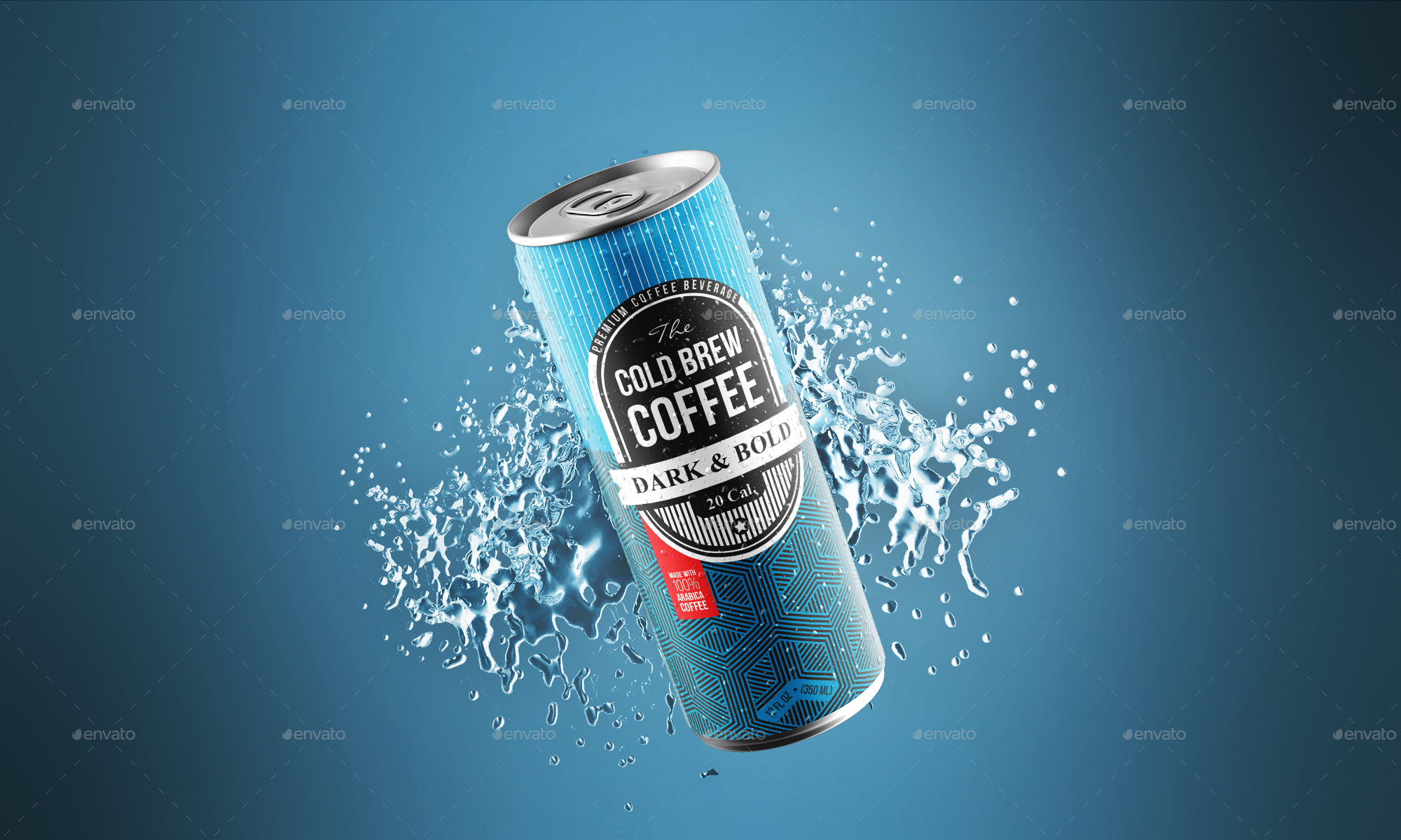 Cold Coffee Can Packaging, Print Templates | GraphicRiver