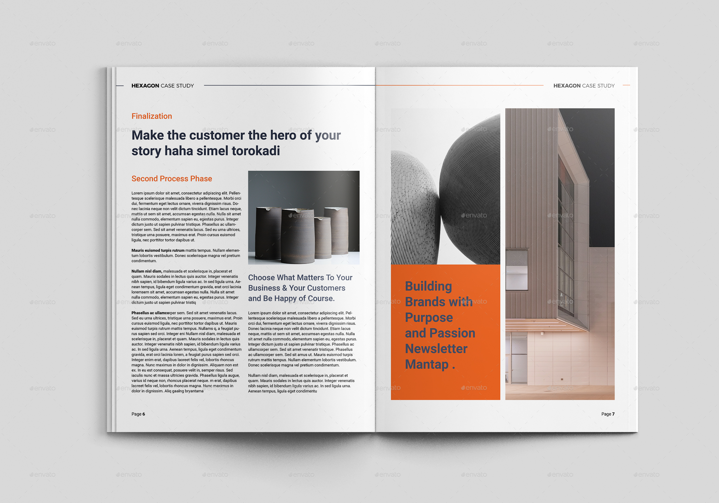 Business Case Study Booklet Template, Print Templates | GraphicRiver