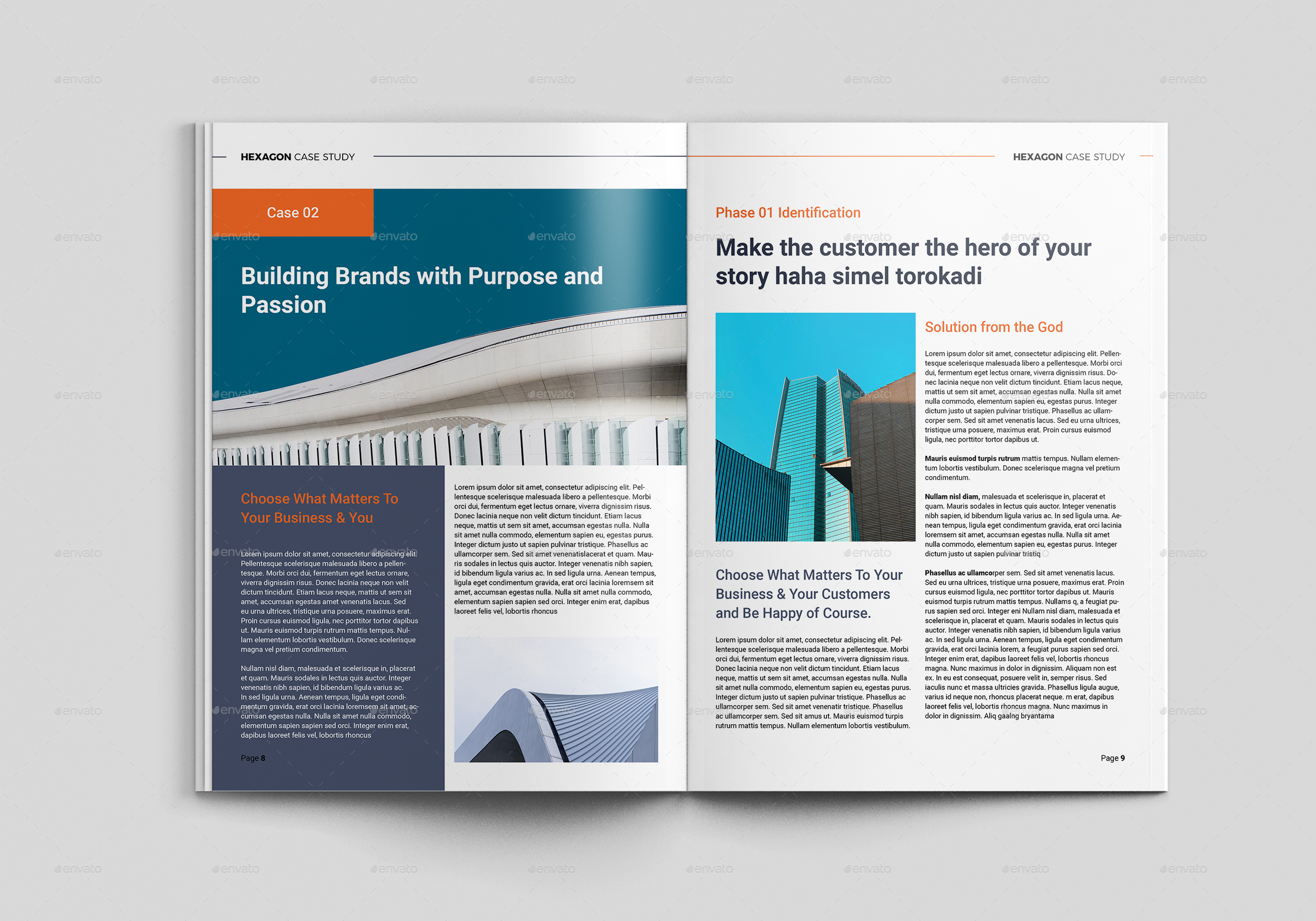 Business Case Study Booklet Template, Print Templates | GraphicRiver