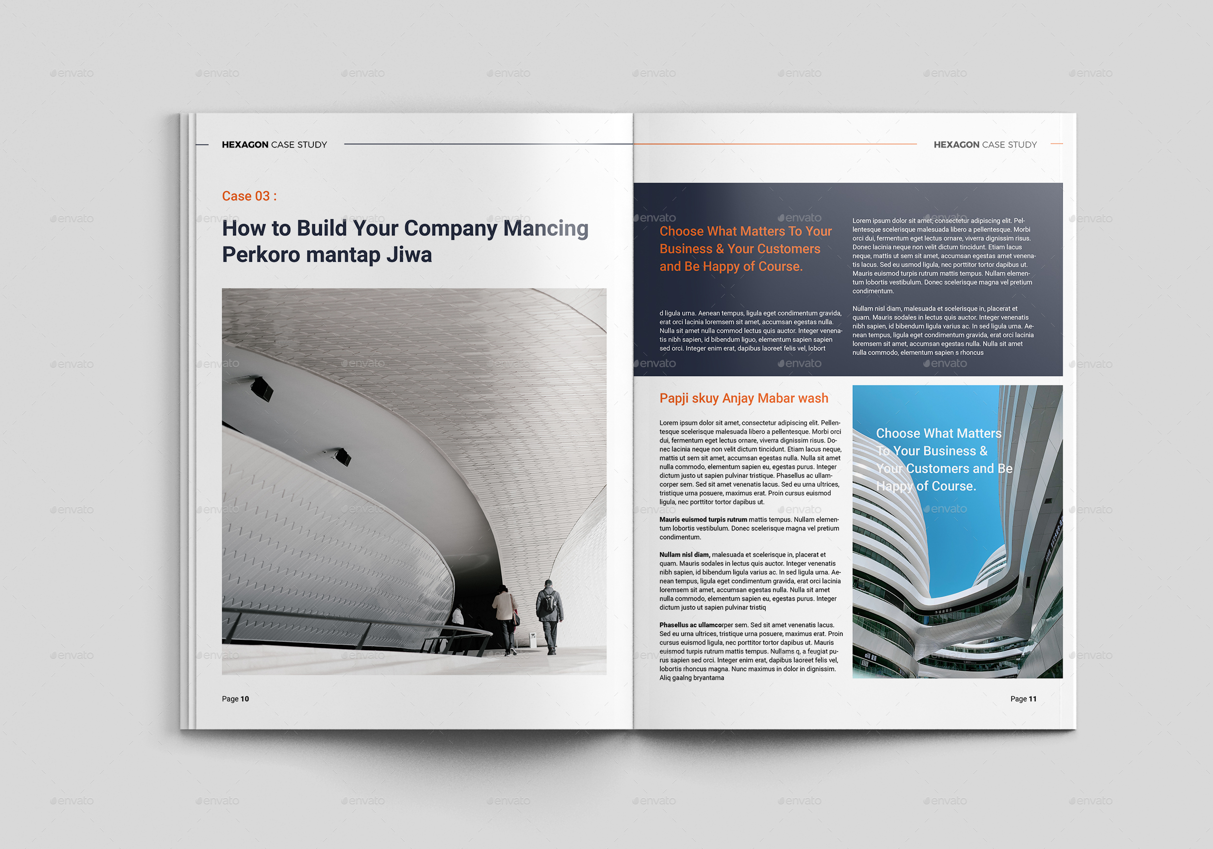 Business Case Study Booklet Template, Print Templates | GraphicRiver