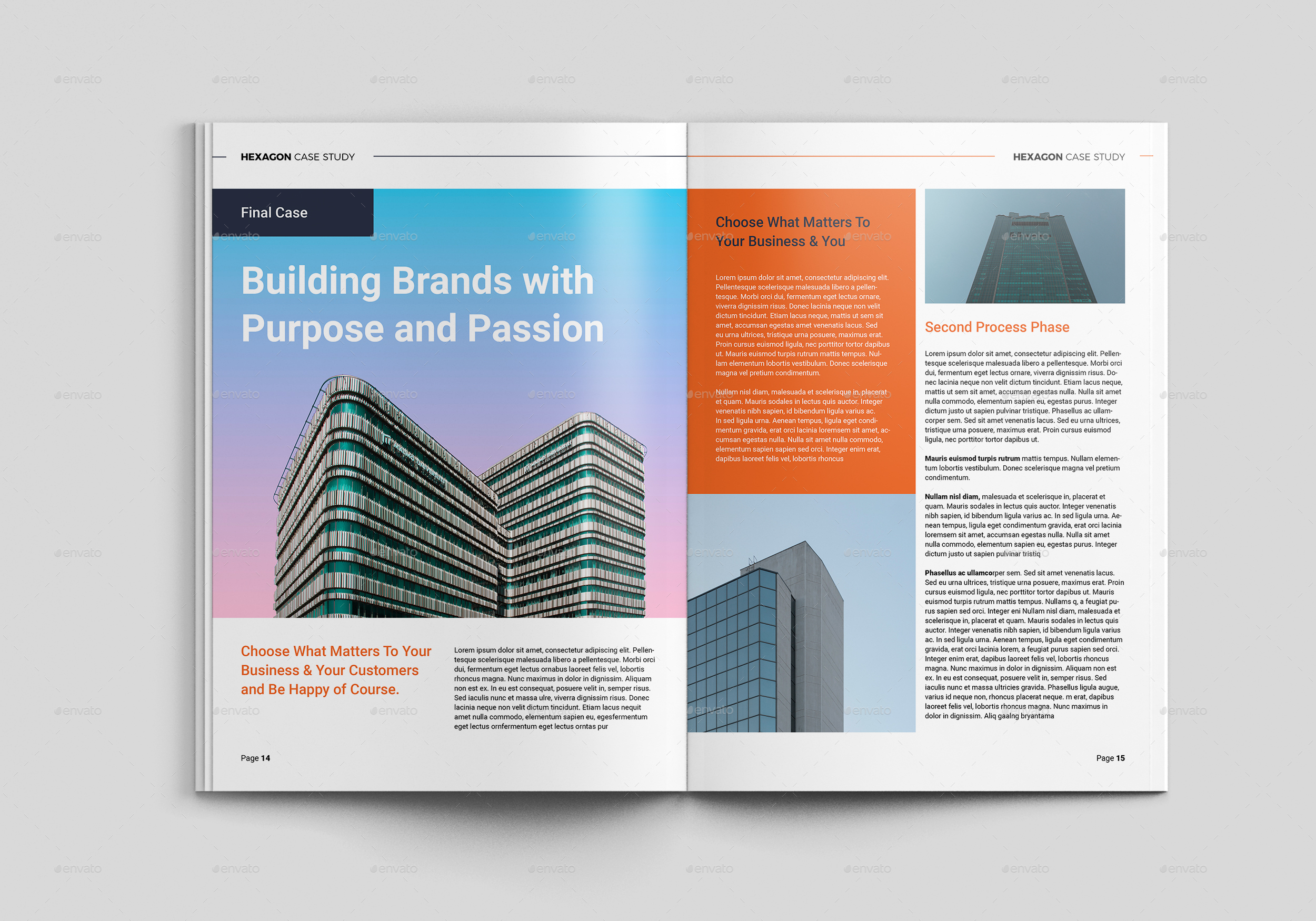 Business Case Study Booklet Template, Print Templates | GraphicRiver