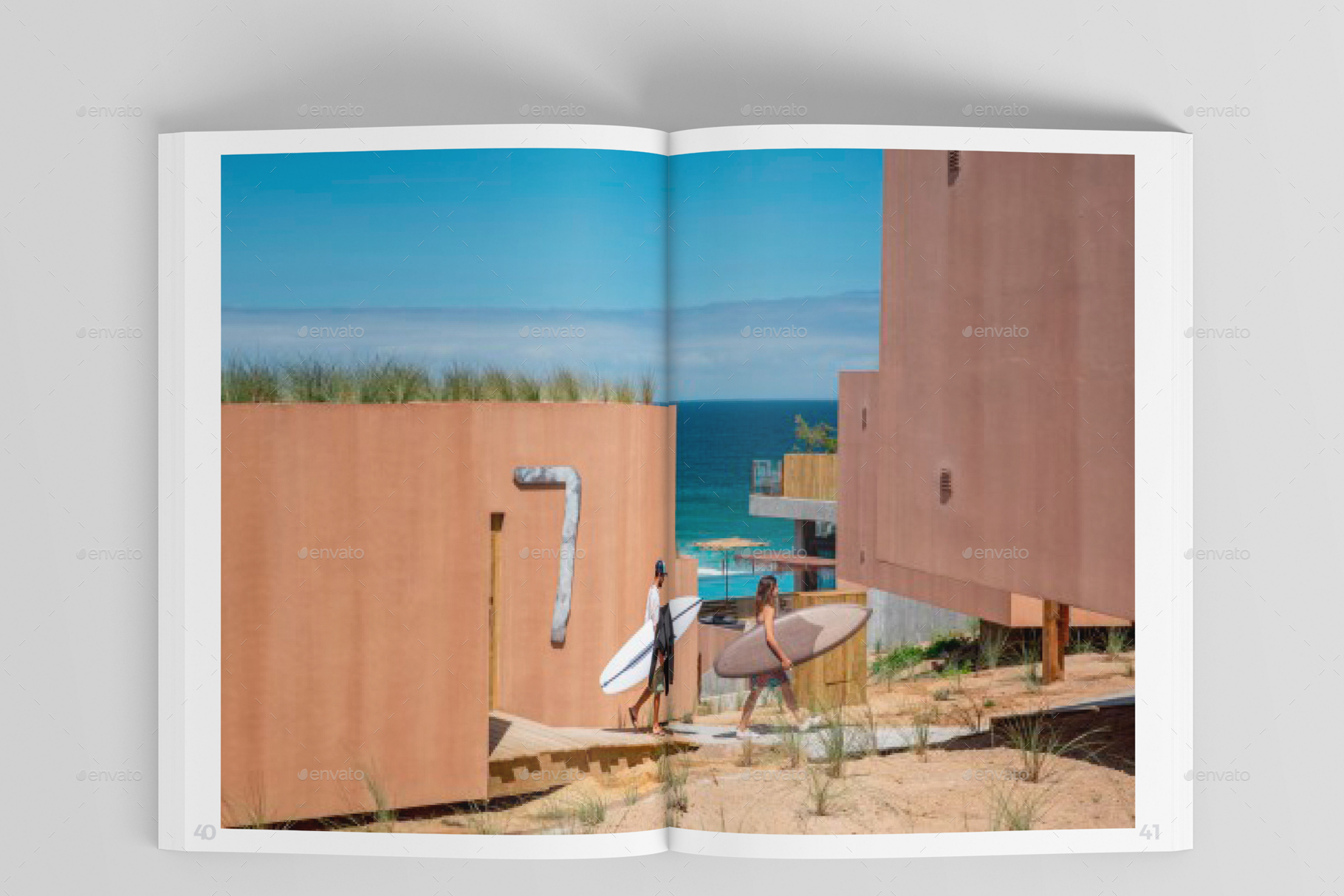 Adventure Surf Magazine Indesign Template, Print Templates | GraphicRiver