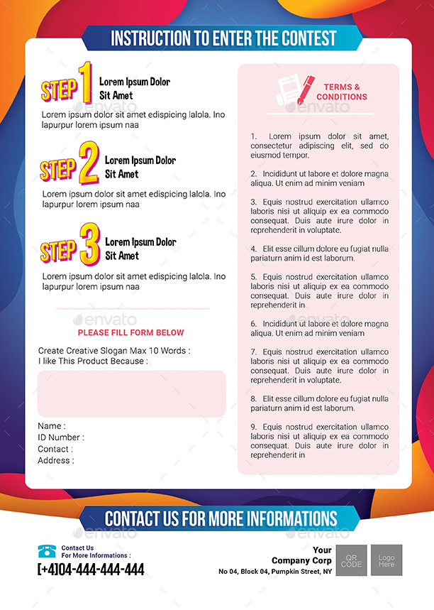 Contest Flyer, Print Templates | GraphicRiver