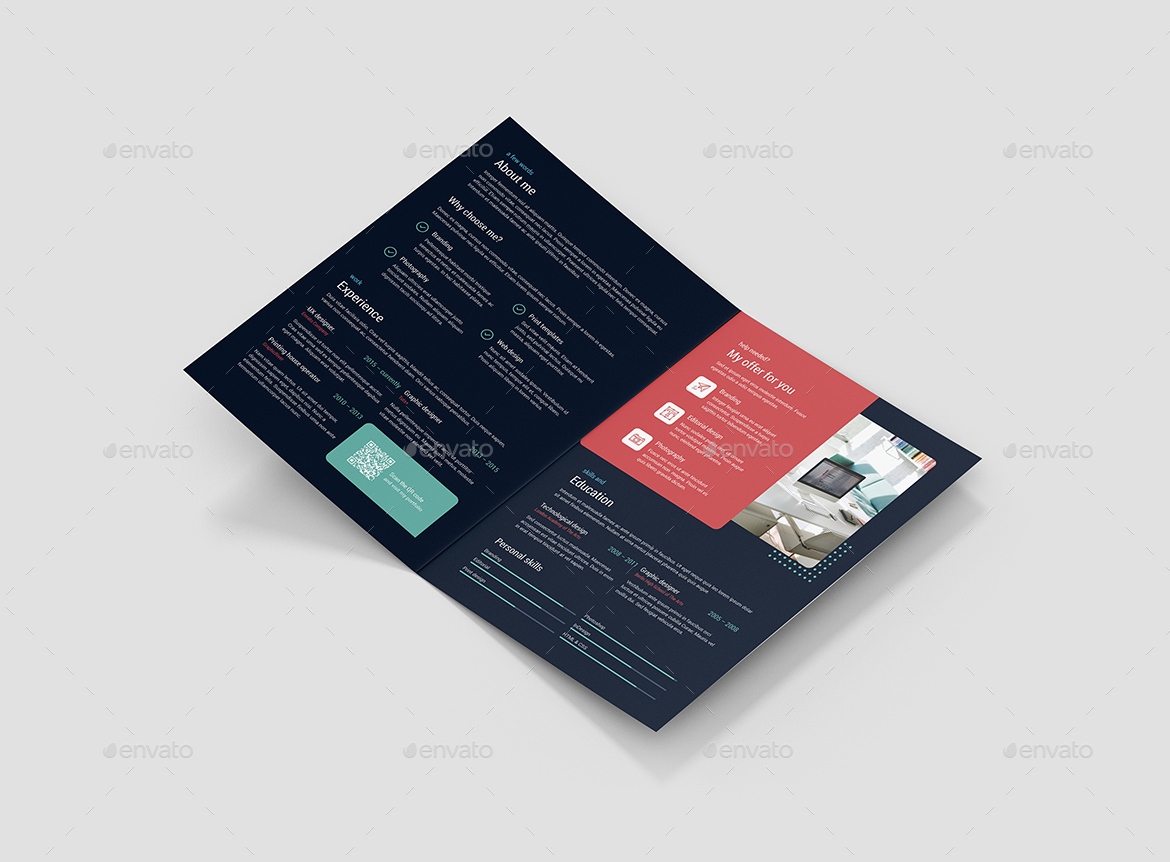 Resume – Brochures Bundle Print Templates 5 in 1, Print Templates ...