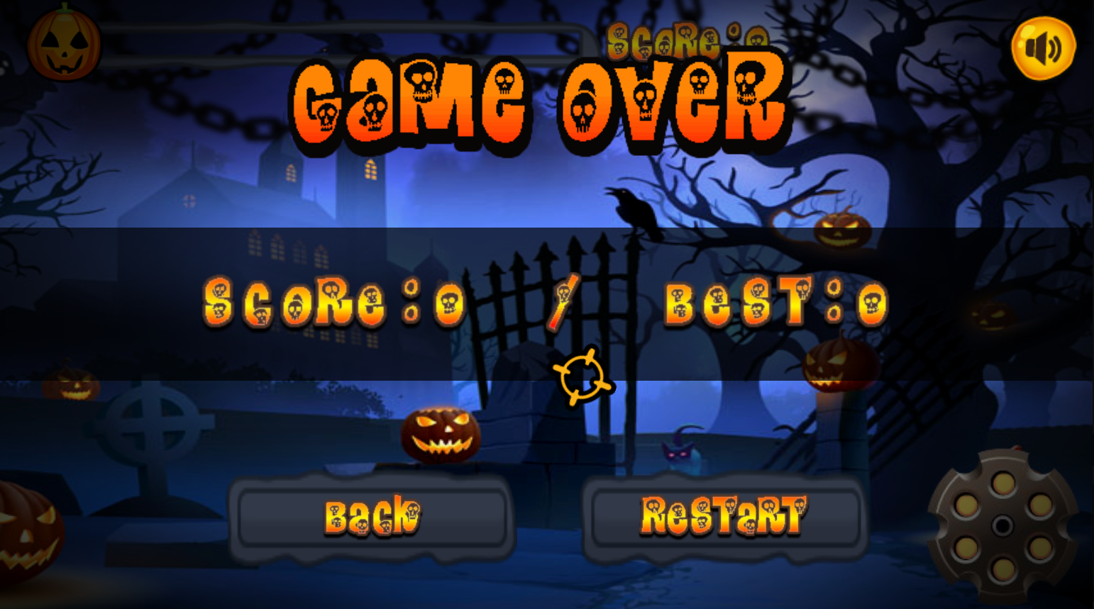Shooting Halloween (C2,C3,HTML5) Game. by ArcadeArcade | CodeCanyon
