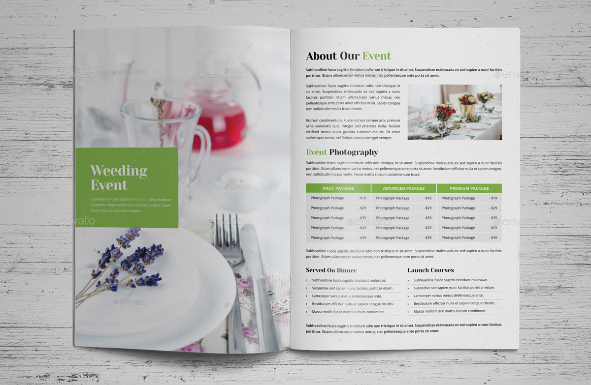 Event Festival Brochure Catalog v2, Print Templates | GraphicRiver
