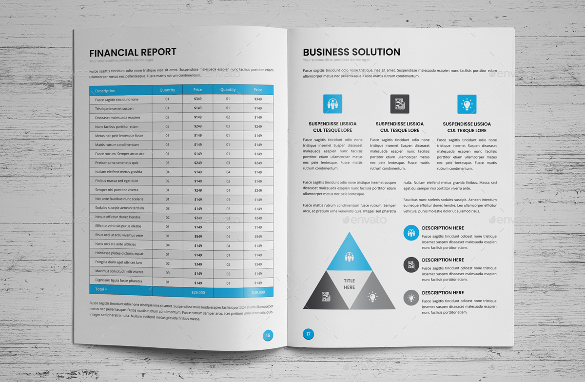 Annual Report Design v5 by Miyaji75 | GraphicRiver
