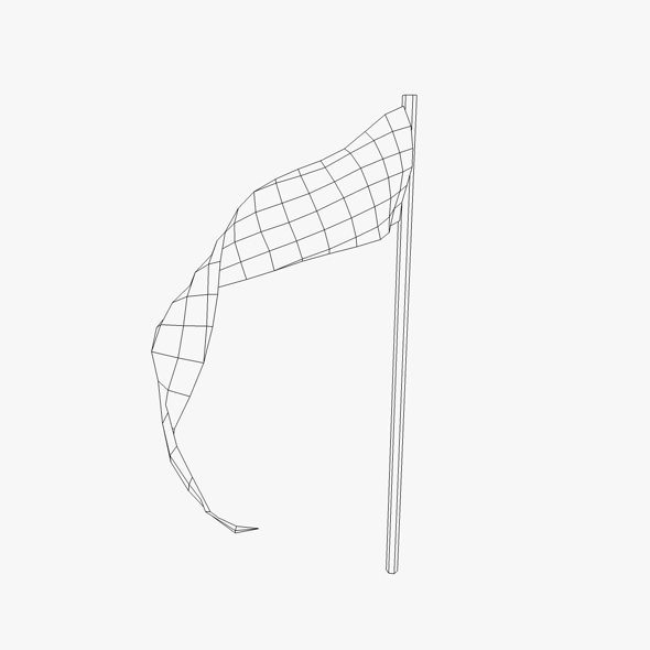 Animated Triangular Flag by Lucky_Fingers | 3DOcean