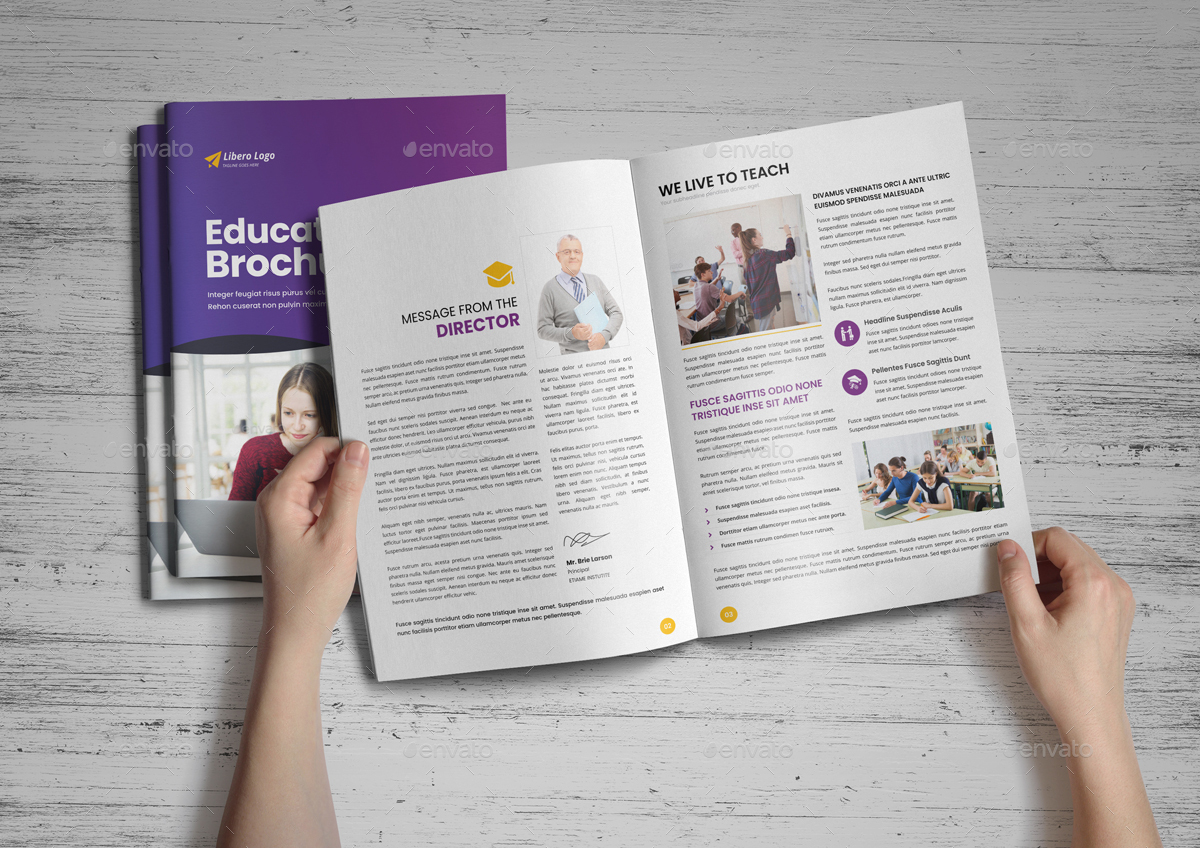 Education Prospectus Brochure v9, Print Templates | GraphicRiver