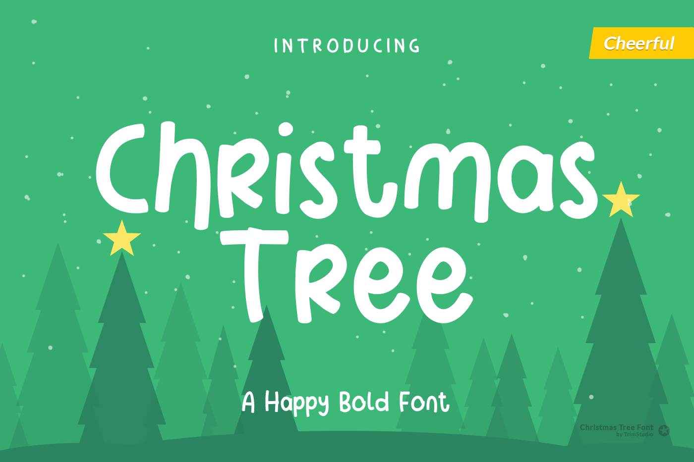 Christmas Tree, Fonts | GraphicRiver