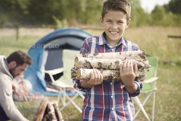 My son is a great helper Stock Photo by gpointstudio | PhotoDune