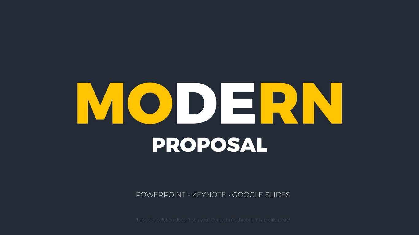 Modern Proposal, Presentation Templates | GraphicRiver