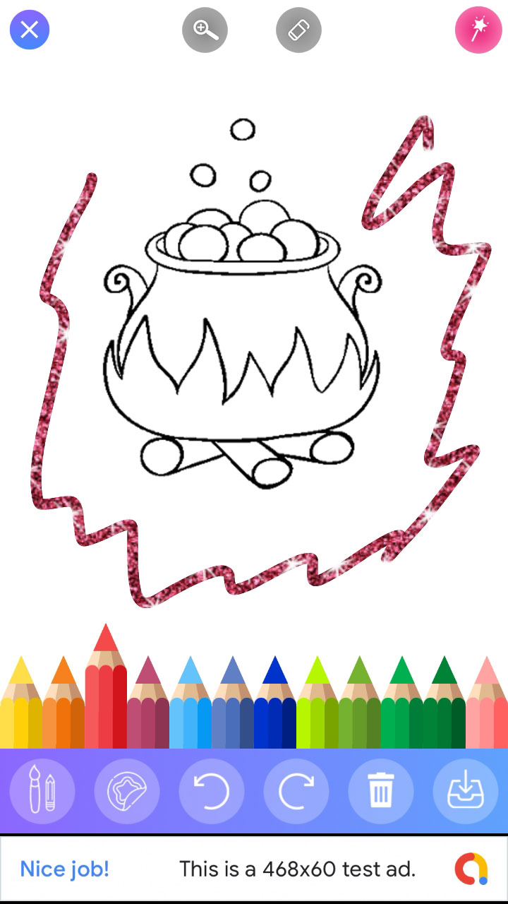 Glitter Drawing Coloring by ZonekApp | CodeCanyon