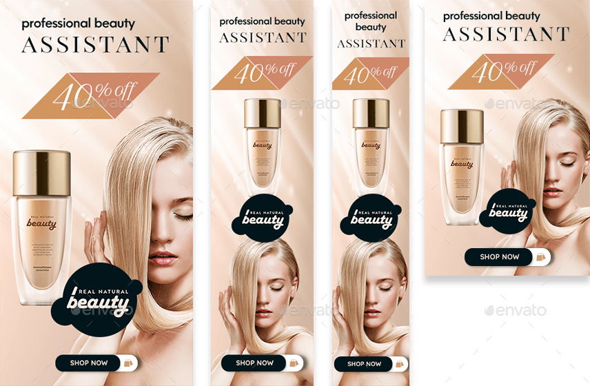 Beauty Banner Pack, Web Elements | GraphicRiver