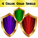 Colorful shield set, Vectors | GraphicRiver