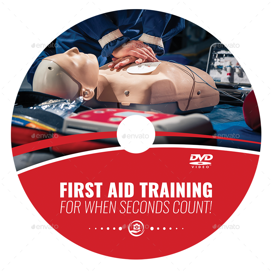First Aid Training DVD Cover and Label Template, Print Templates ...
