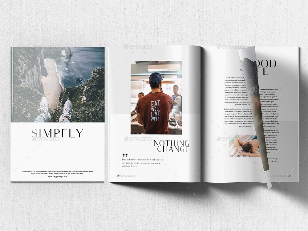 Clean & Simple Magazine Vol.8, Print Templates | GraphicRiver