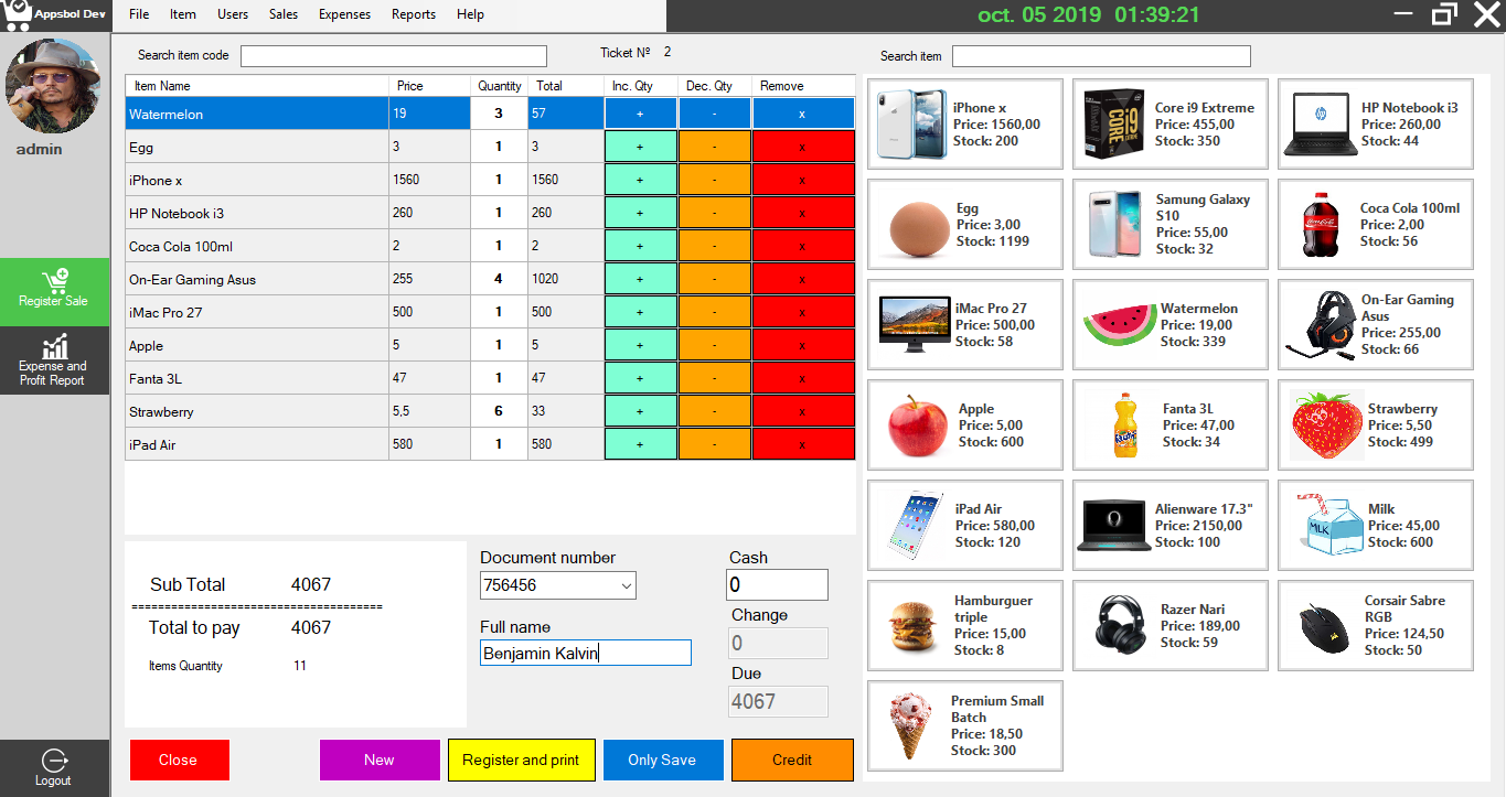 Point Of Sale (POS) - Inventory System C# MySQL by AppsbolDev | CodeCanyon