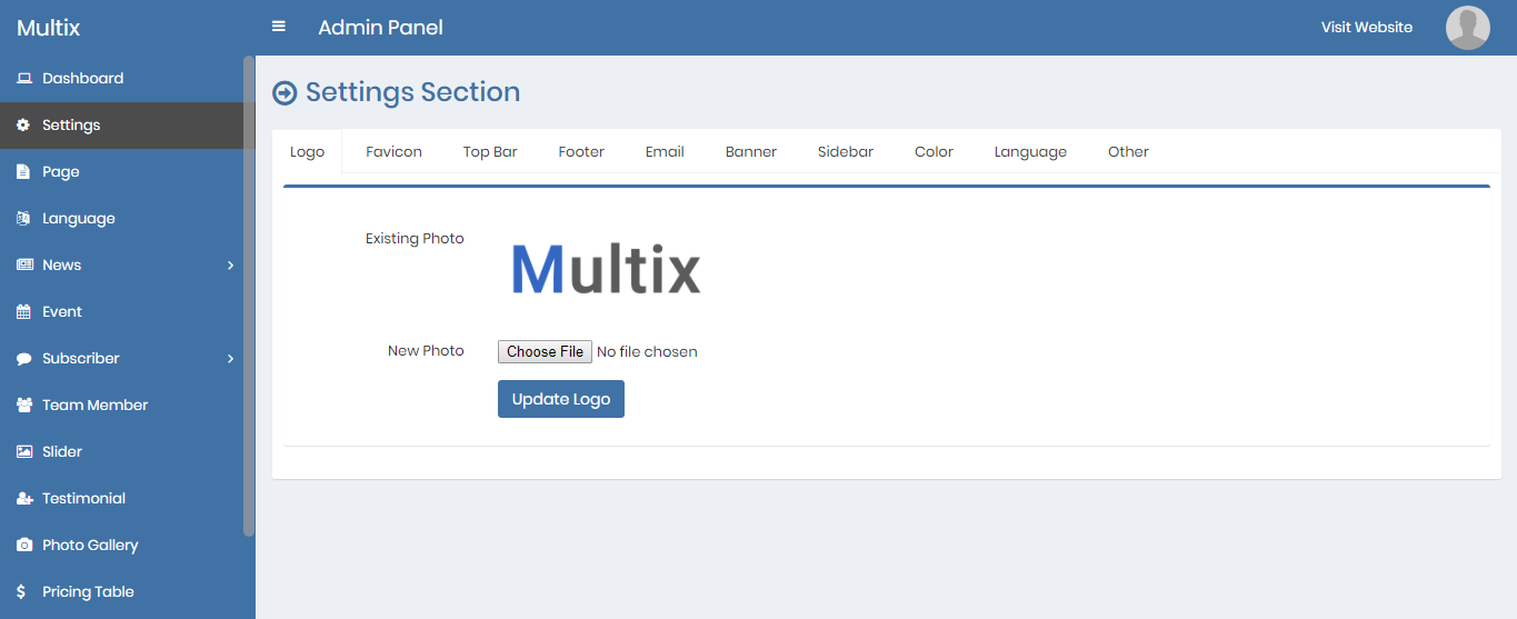 Multix - Multipurpose Website CMS with Codeigniter by xicia | CodeCanyon