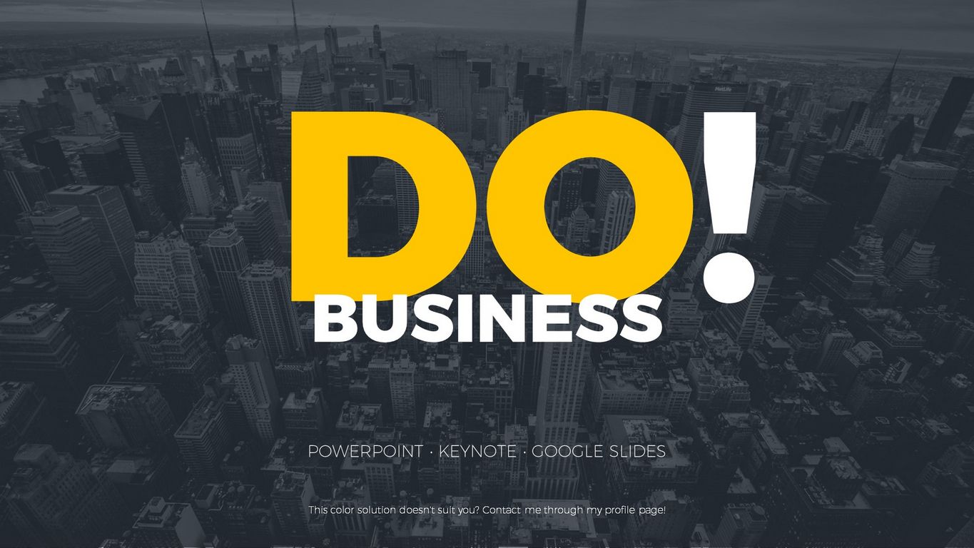 Do Business, Presentation Templates | GraphicRiver