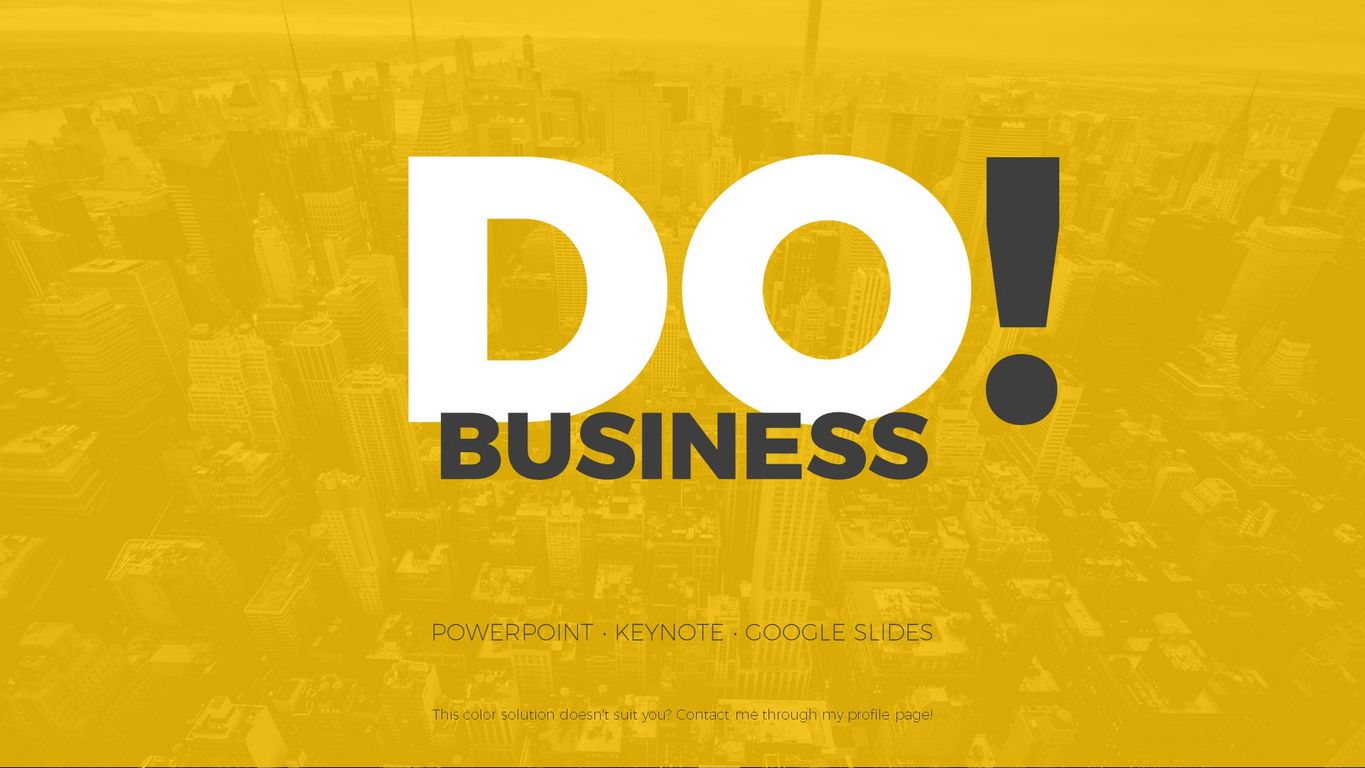 Do Business, Presentation Templates | GraphicRiver