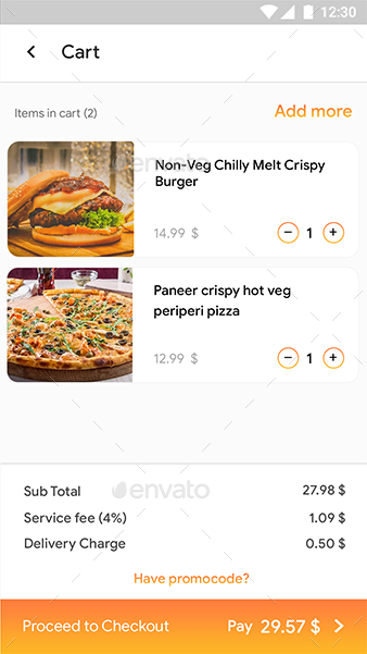 3 App Ui Kit| Multi Restaurant Food Ordering App UI Kit| Food Delivery ...